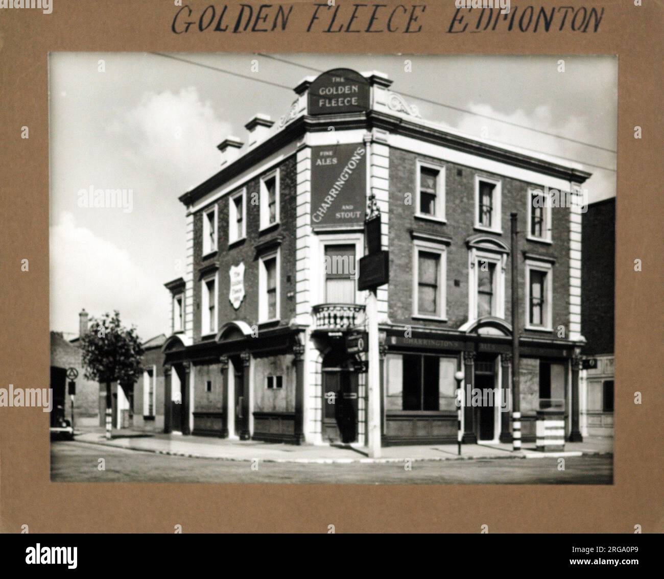 Photograph of Golden Fleece PH, Edmonton, London. The main side of the ...