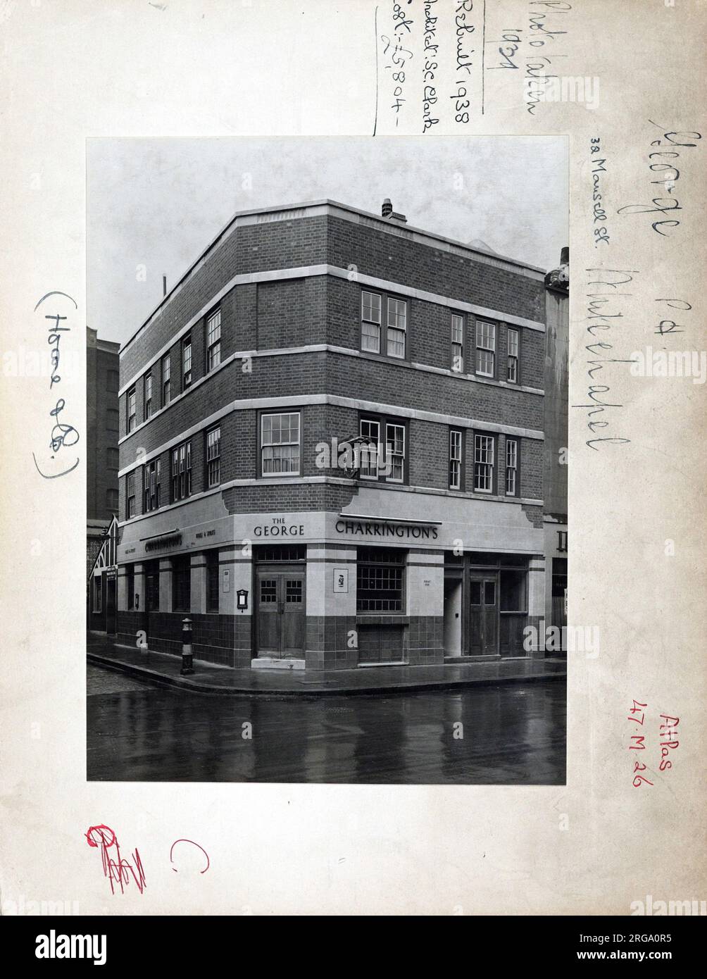 Photograph of George PH, Whitechapel, London. The main side of the ...