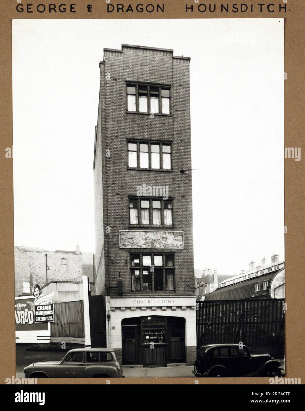 Photograph of George & Dragon PH, Houndsditch (New), London. The main ...