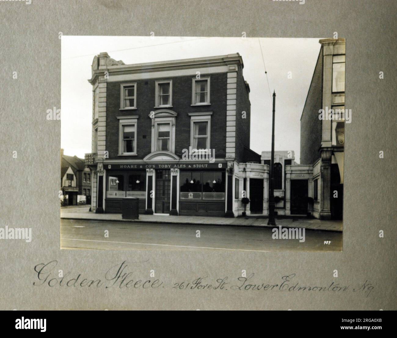 Photograph of Golden Fleece PH, Edmonton, London. The main side of the ...