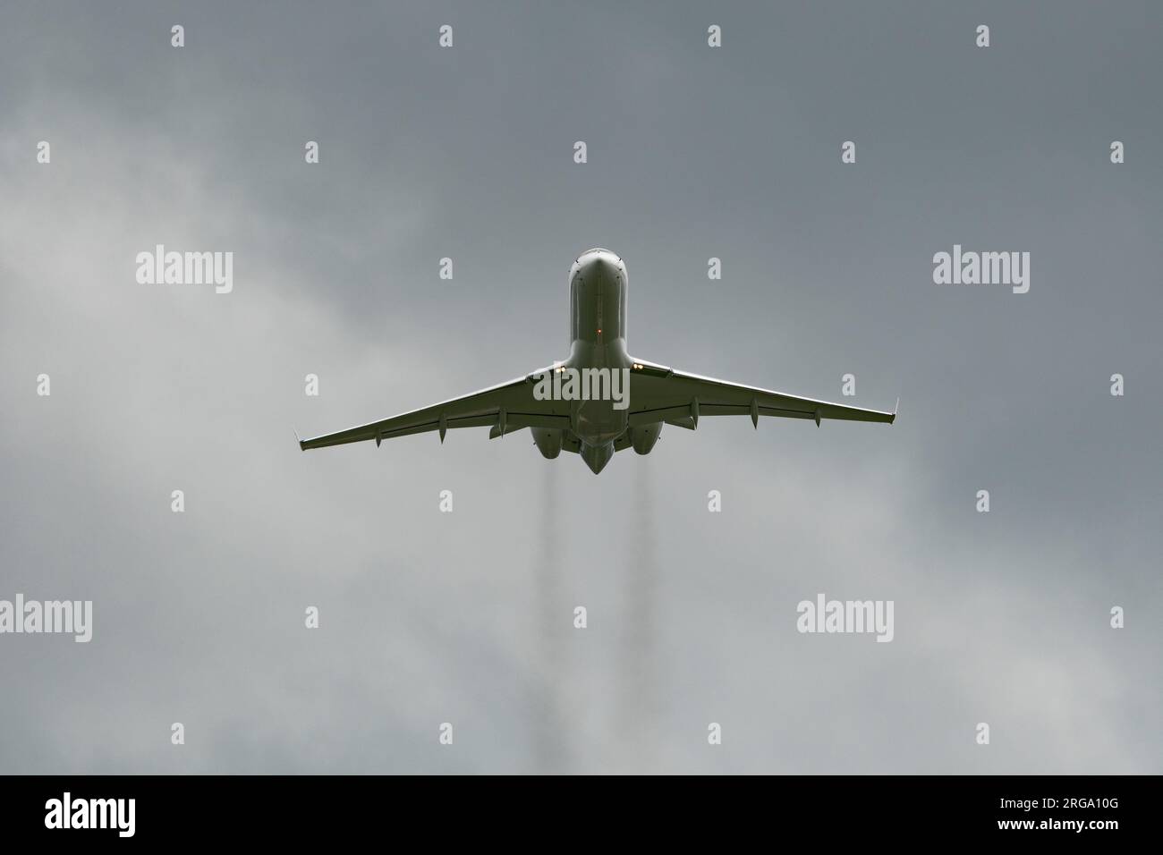 Zurich, Switzerland, May 10, 2023 Bombardier Global Express aircraft ...