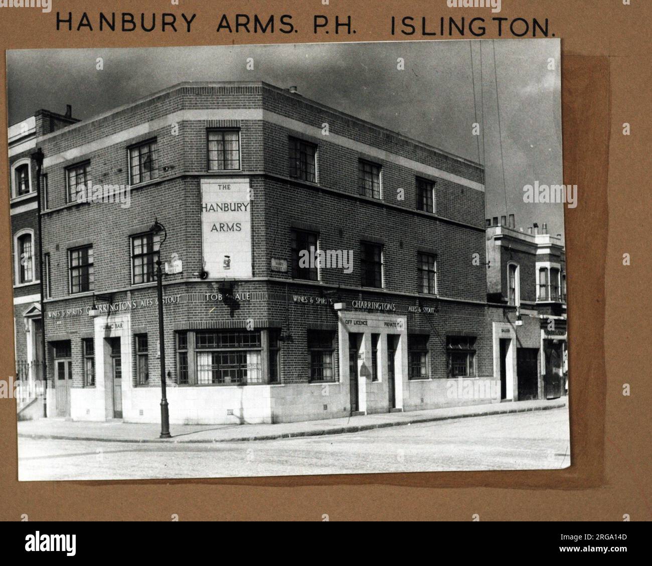 Photograph of Hanbury Arms, Islington, London. The main side of the ...