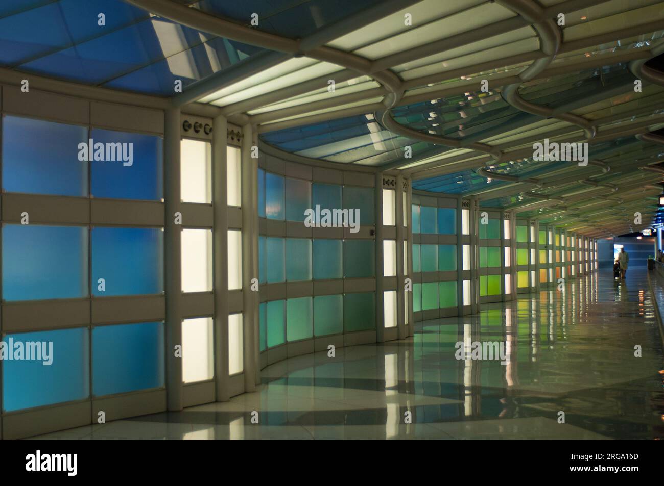 Wavy Wall of Colors Pre-Flight Stock Photo - Alamy