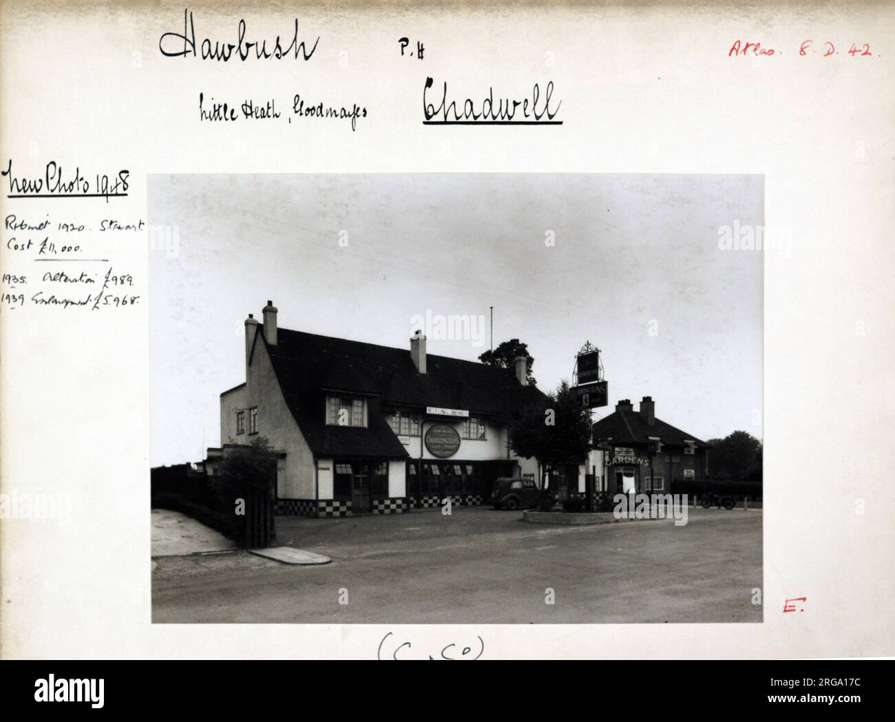 Photograph of Hawbush PH, Chadwell Heath, Greater London. The main side ...