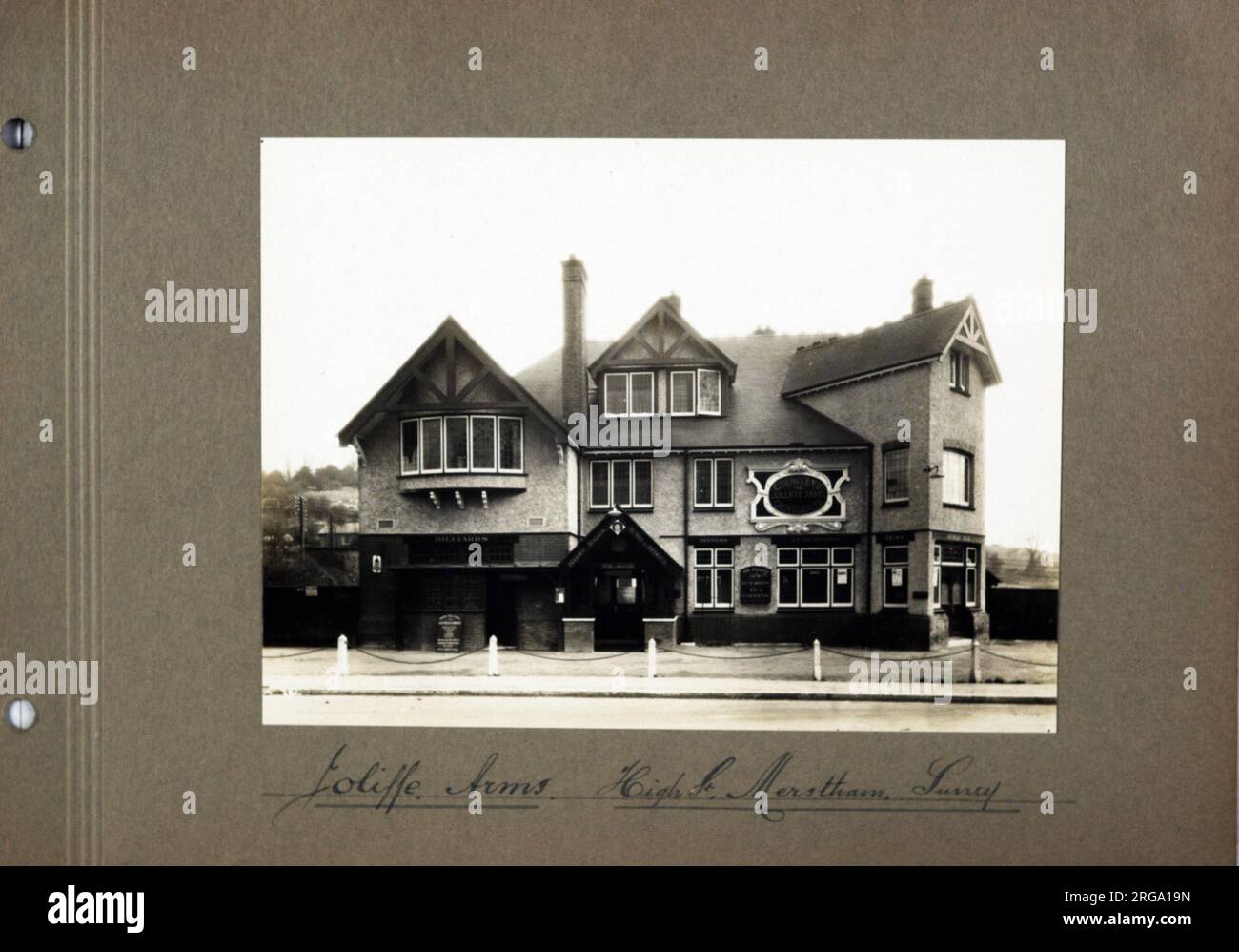 Photograph of Jolliffe Arms, Merstham, Surrey. The main side of the ...