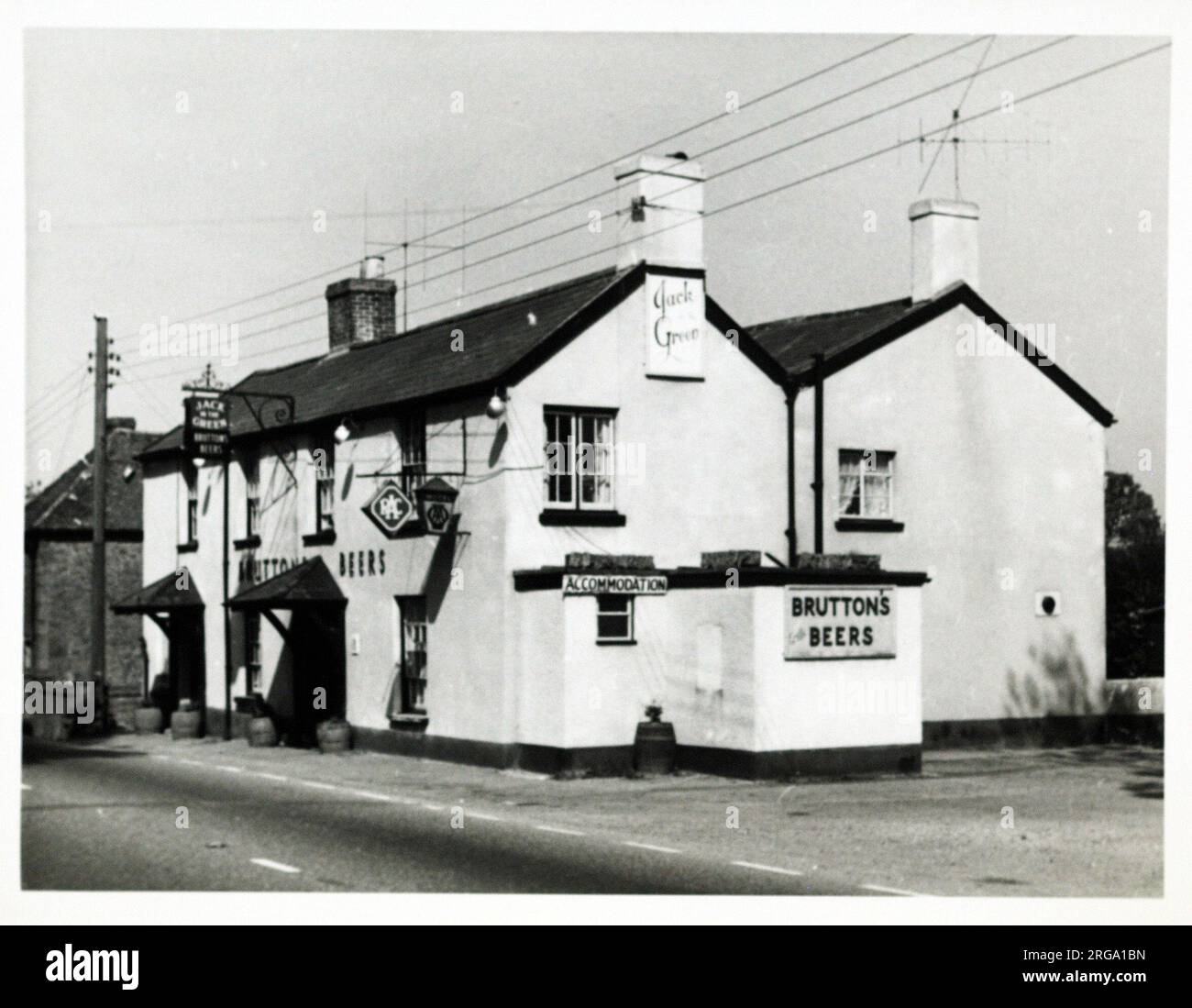 Photograph of Jack In The Green Inn, Exeter, Devon. The main side of ...