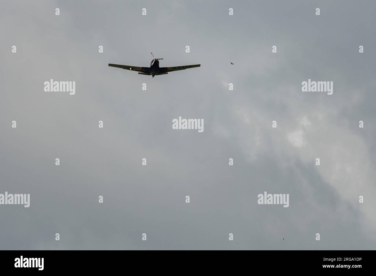 Zurich, Switzerland, May 10, 2023 Mooney M20K Model 231 propeller ...