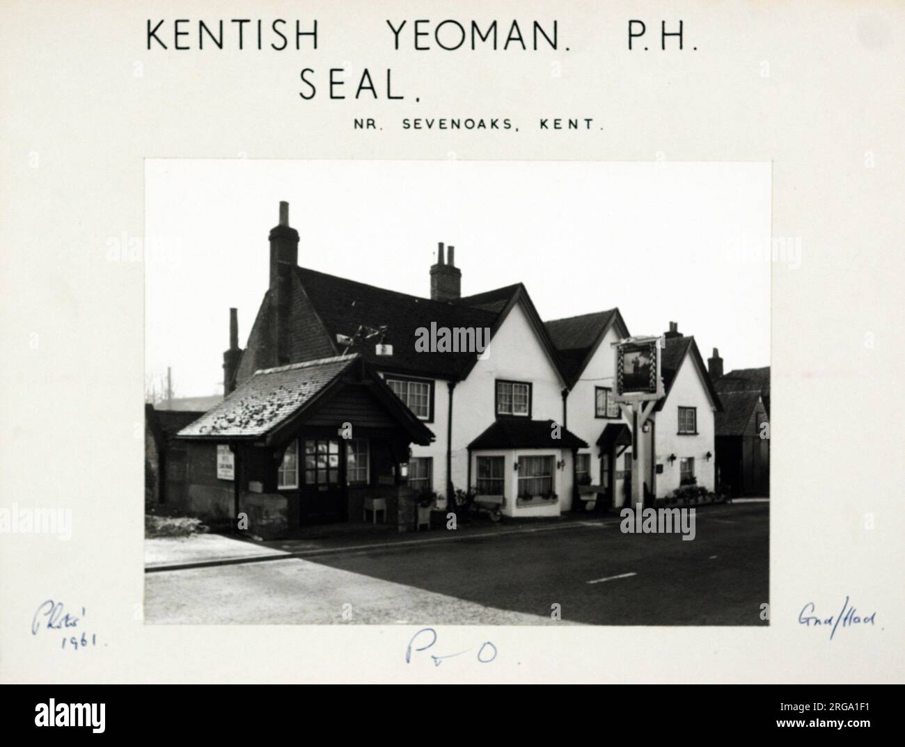 Photograph of Kentish Yeoman PH, Seal, Kent. The main side of the print ...