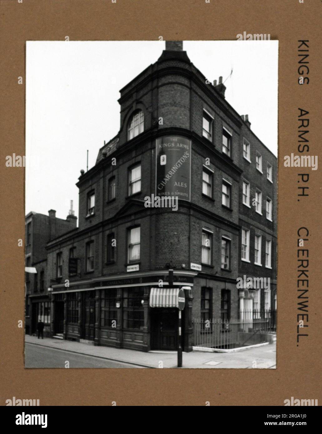 Photograph of Kings Arms, Clerkenwell, London. The main side of the ...