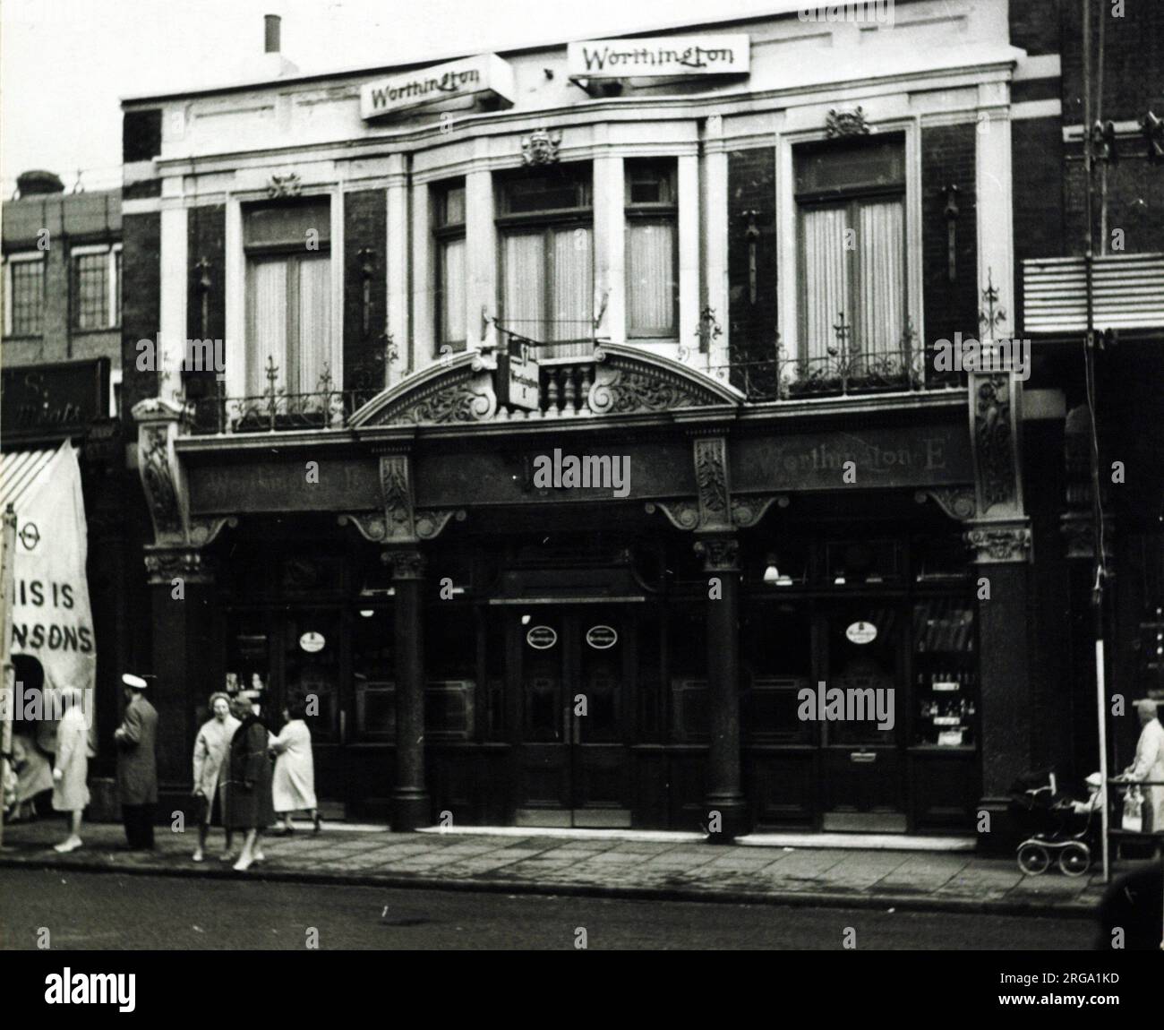Photograph of Kings Arms, Hackney, London. The main side of the print ...