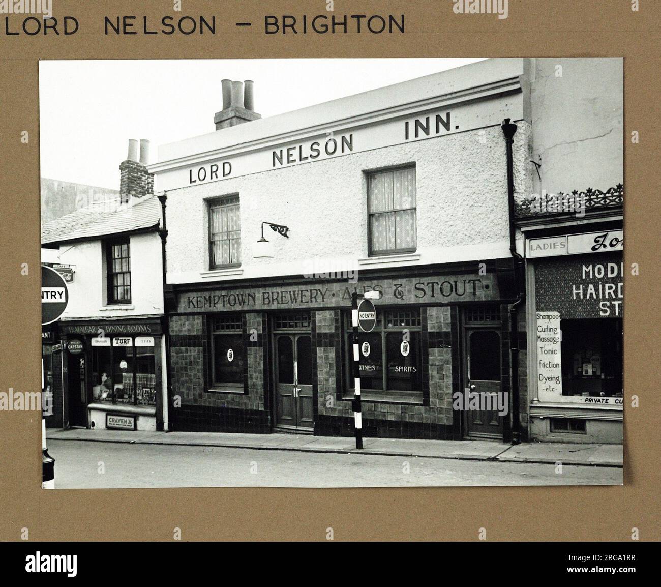 Photograph of Lord Nelson PH, Brighton, Sussex. The main side of the ...