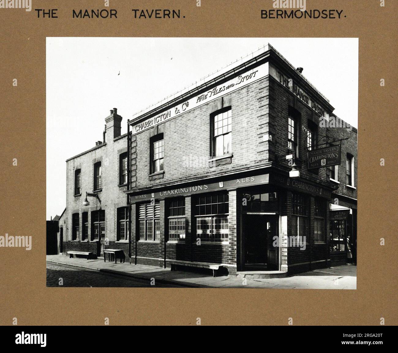 Photograph of Manor Tavern , Bermondsey, London. The main side of the ...