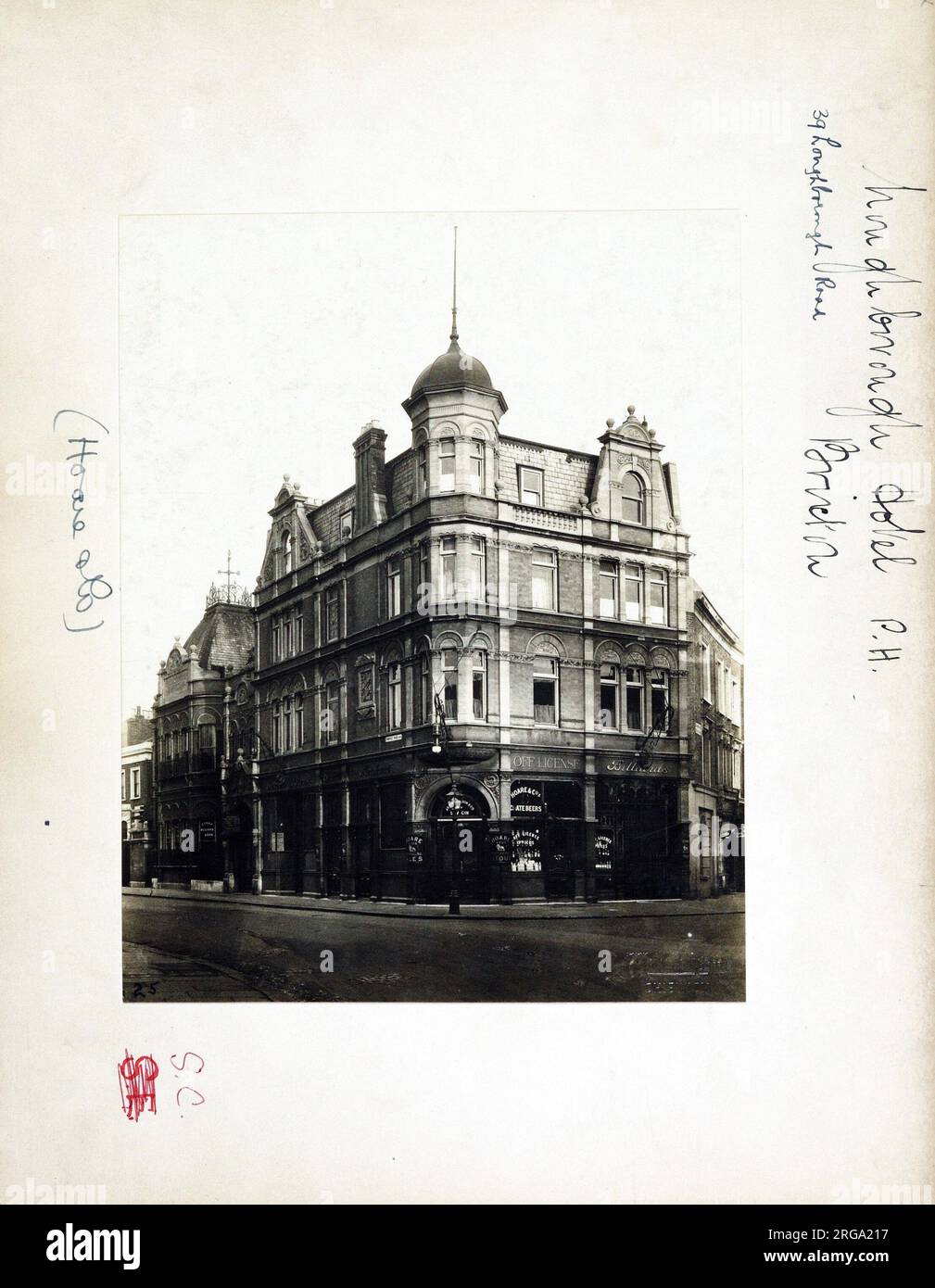 Photograph of Loughborough Hotel, Brixton, London. The main side of the ...