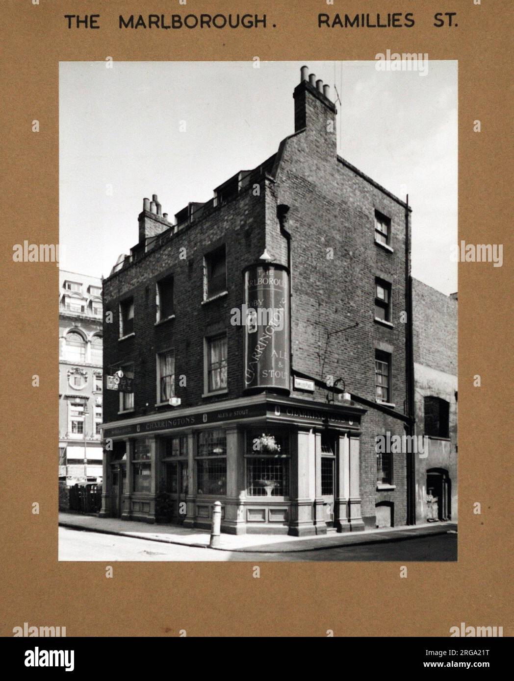 Photograph of Marlborough PH, Soho, London. The main side of the print ...