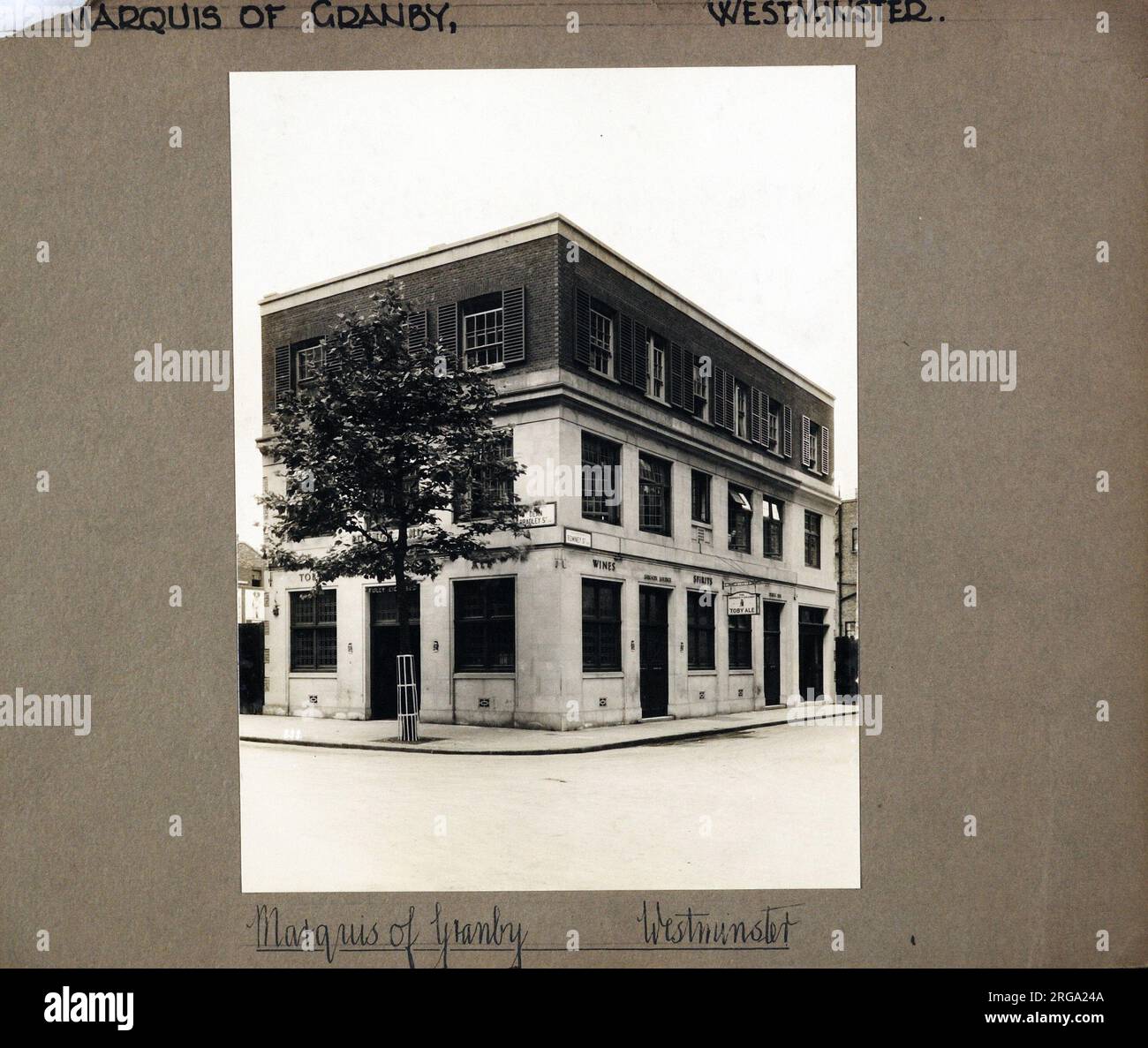 Photograph of Marquis Of Granby PH, Westminster, London. The main side ...