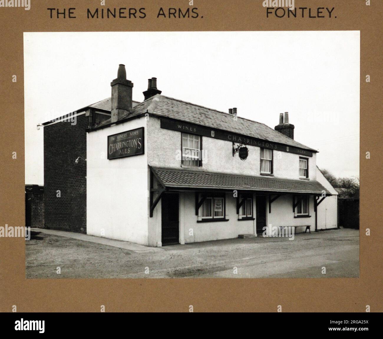 Photograph of Miners Arms, Fontley, Hampshire. The main side of the ...
