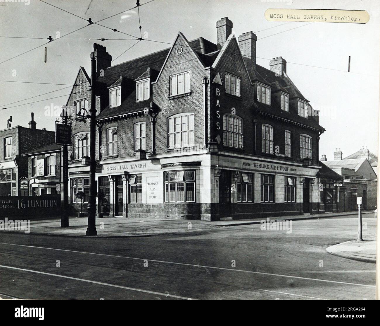 Photograph of Moss Hall Tavern , Finchley, London. The main side of the ...