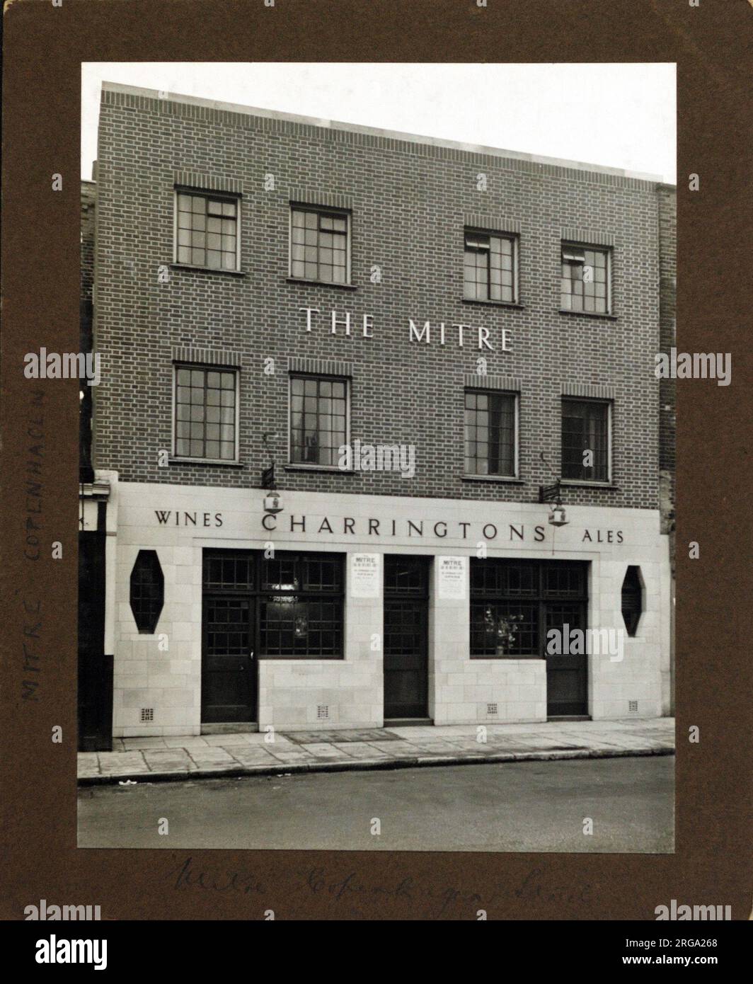 Photograph of Mitre PH, Kings Cross, London. The main side of the print ...