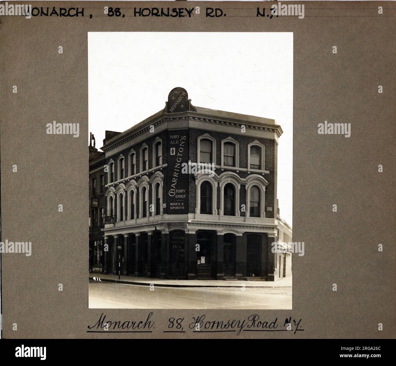 Photograph of Monarch PH, Holloway, London. The main side of the print ...