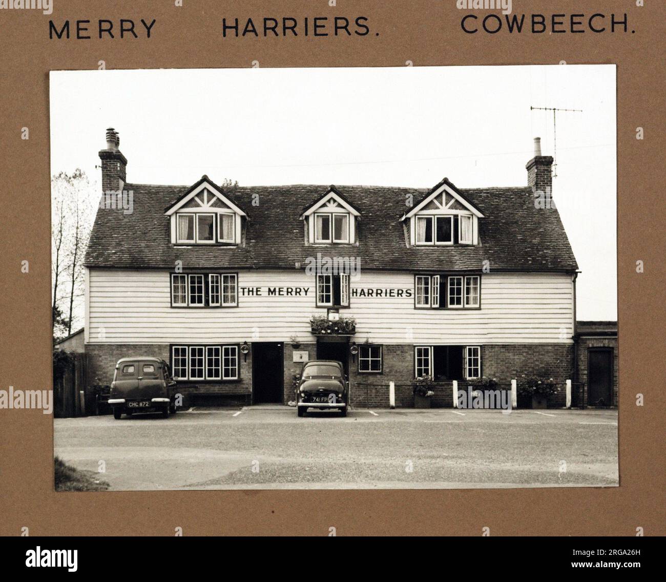Photograph of Merrie Harriers PH, Cowbeech, Sussex. The main side of ...