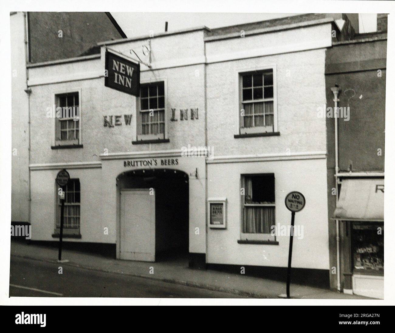 Photograph of New Inn, Lyme Regis, Dorset. The main side of the print ...