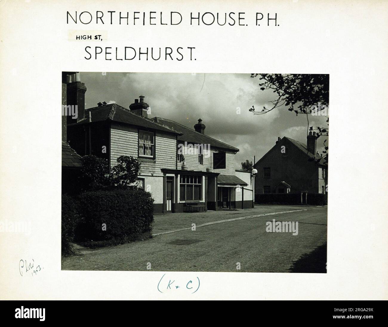 Photograph of Northfield House PH, Speldhurst, Kent. The main side of ...