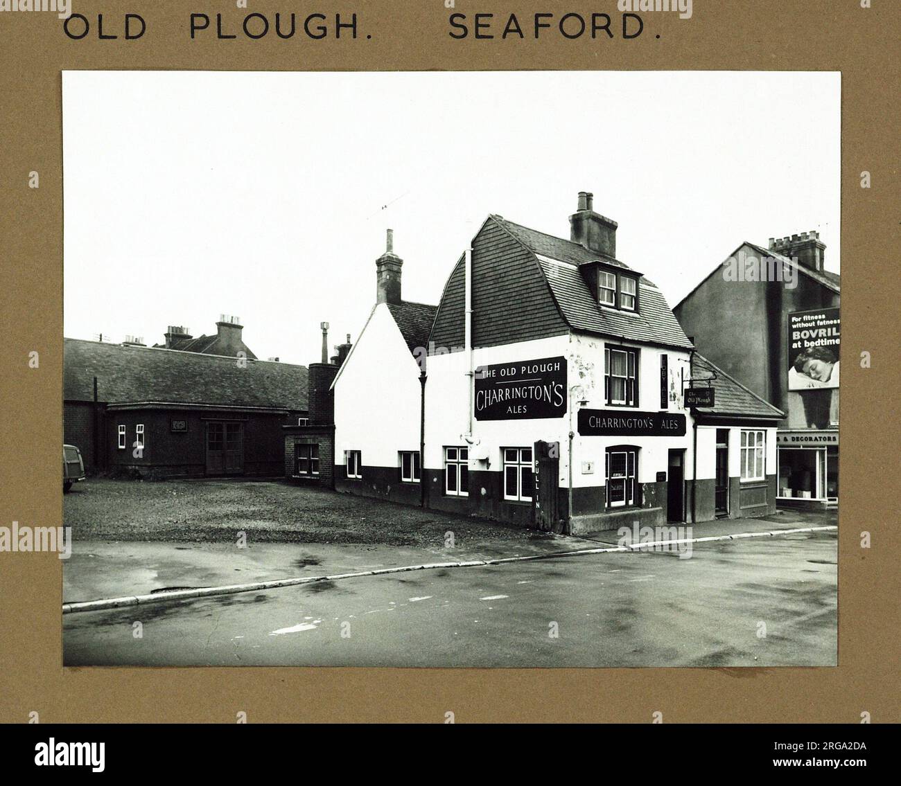 Photograph of Old Plough PH, Seaford, Sussex. The main side of the ...