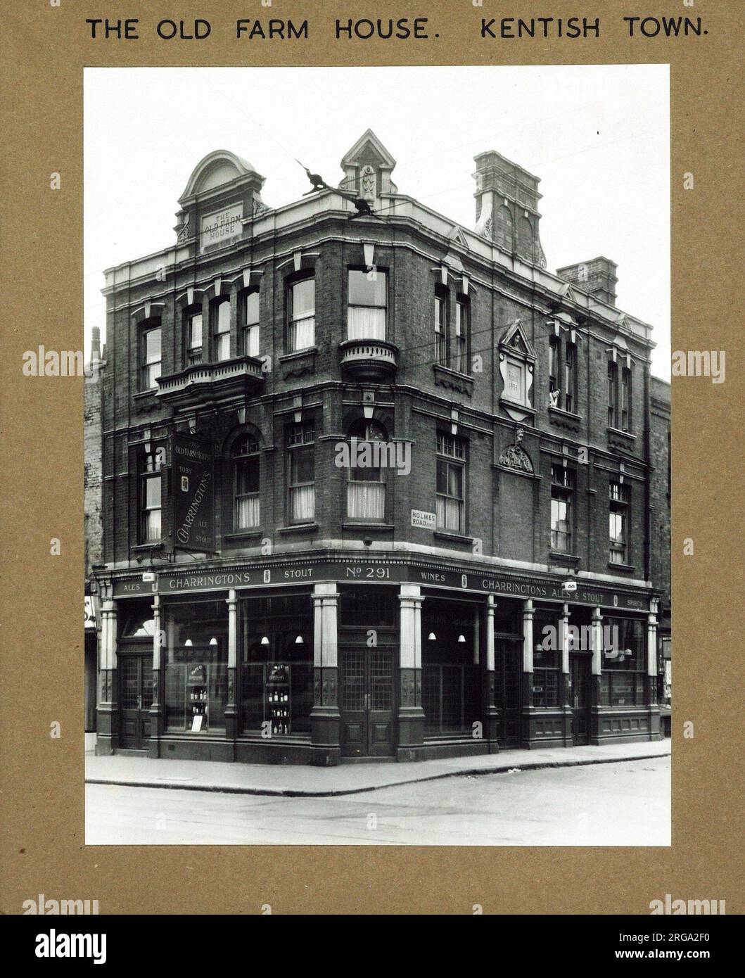 Photograph of Old Farm House PH, Kentish Town, London. The main side of ...