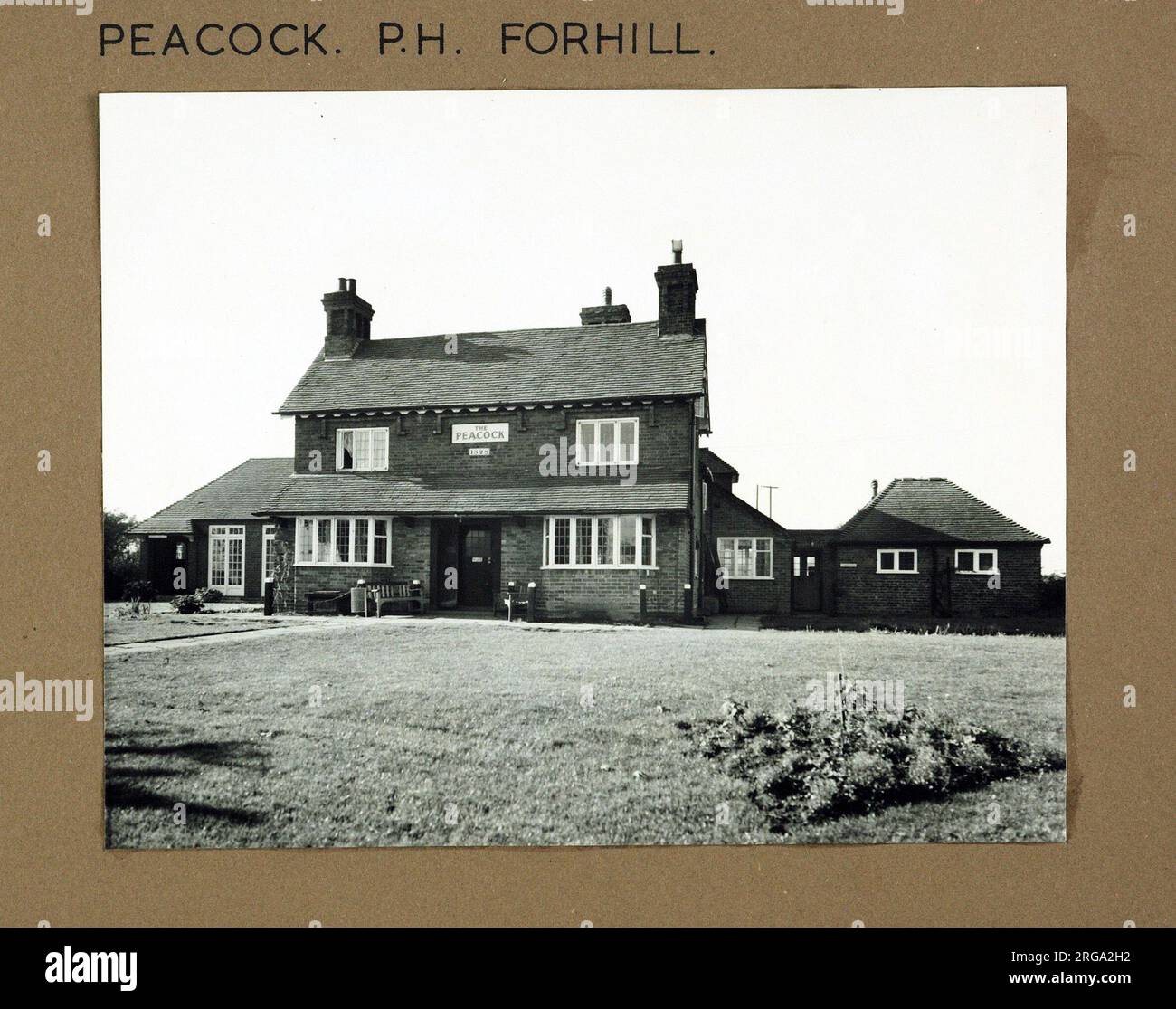 Photograph of Peacock PH, Forhill, Worcestershire. The main side of the ...