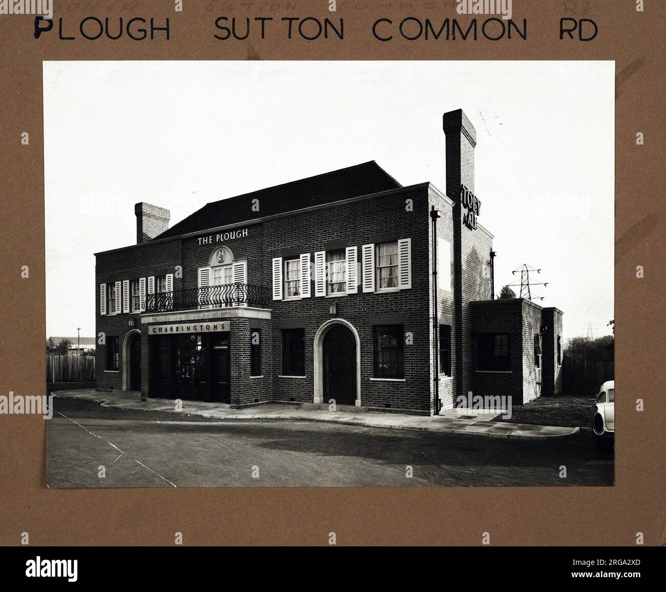 Photograph of Plough PH, Sutton (New), Surrey. The main side of the ...