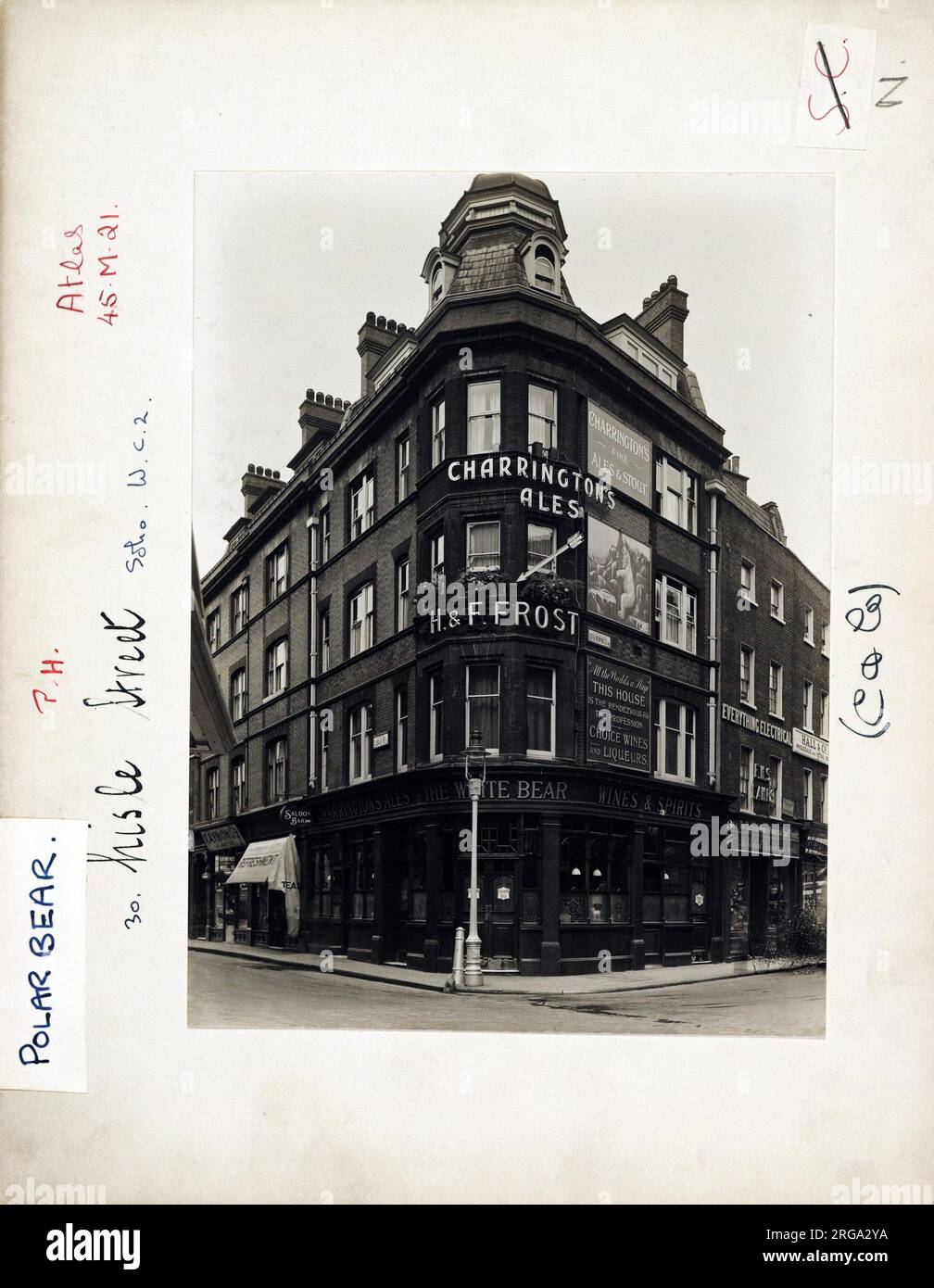 Photograph of Polar Bear PH, Soho, London. The main side of the print ...