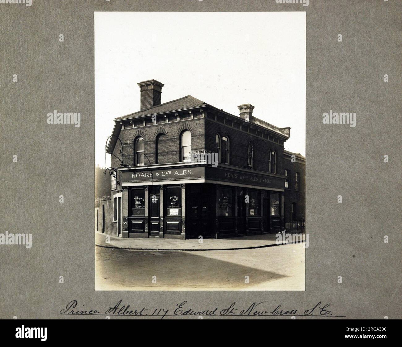 Photograph of Prince Albert PH, New Cross, London. The main side of the ...