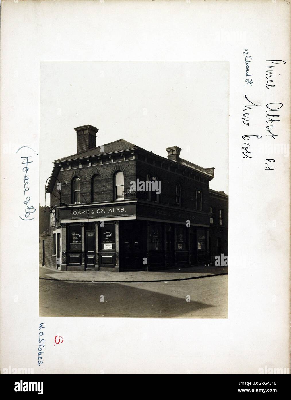 Photograph of Prince Albert PH, New Cross, London. The main side of the ...