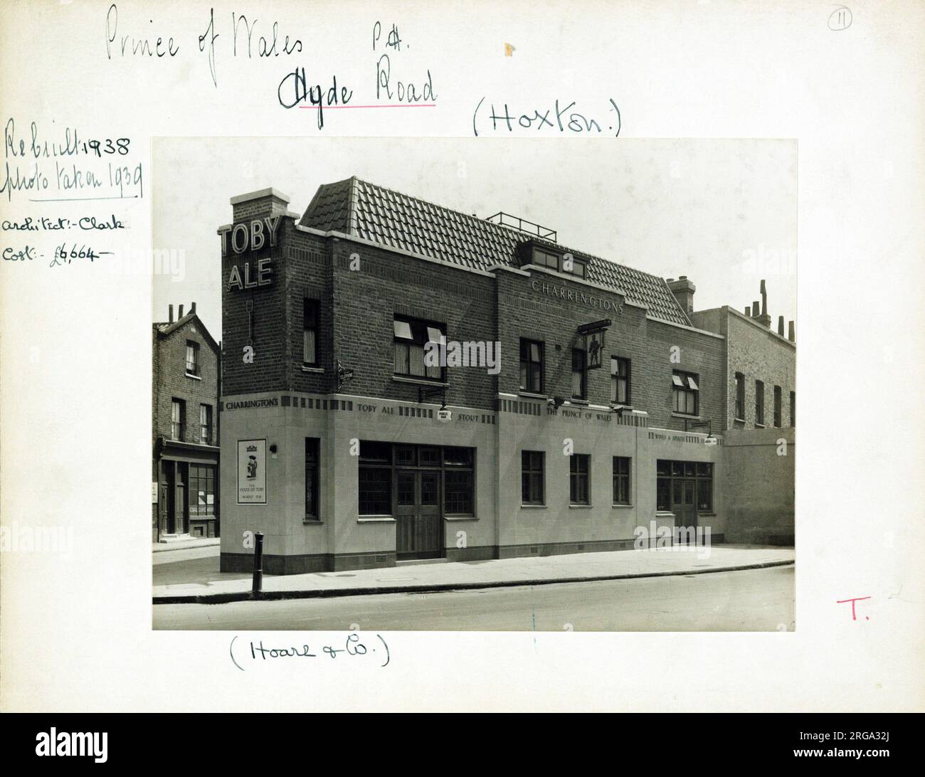 Photograph of Prince Of Wales PH, Hoxton (Hyde Road), London. The main ...