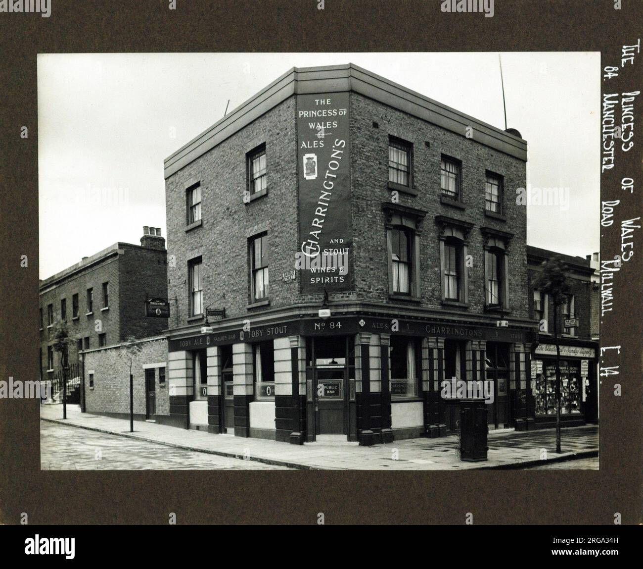 Photograph of Princess Of Wales PH, Millwall , London. The main side of ...