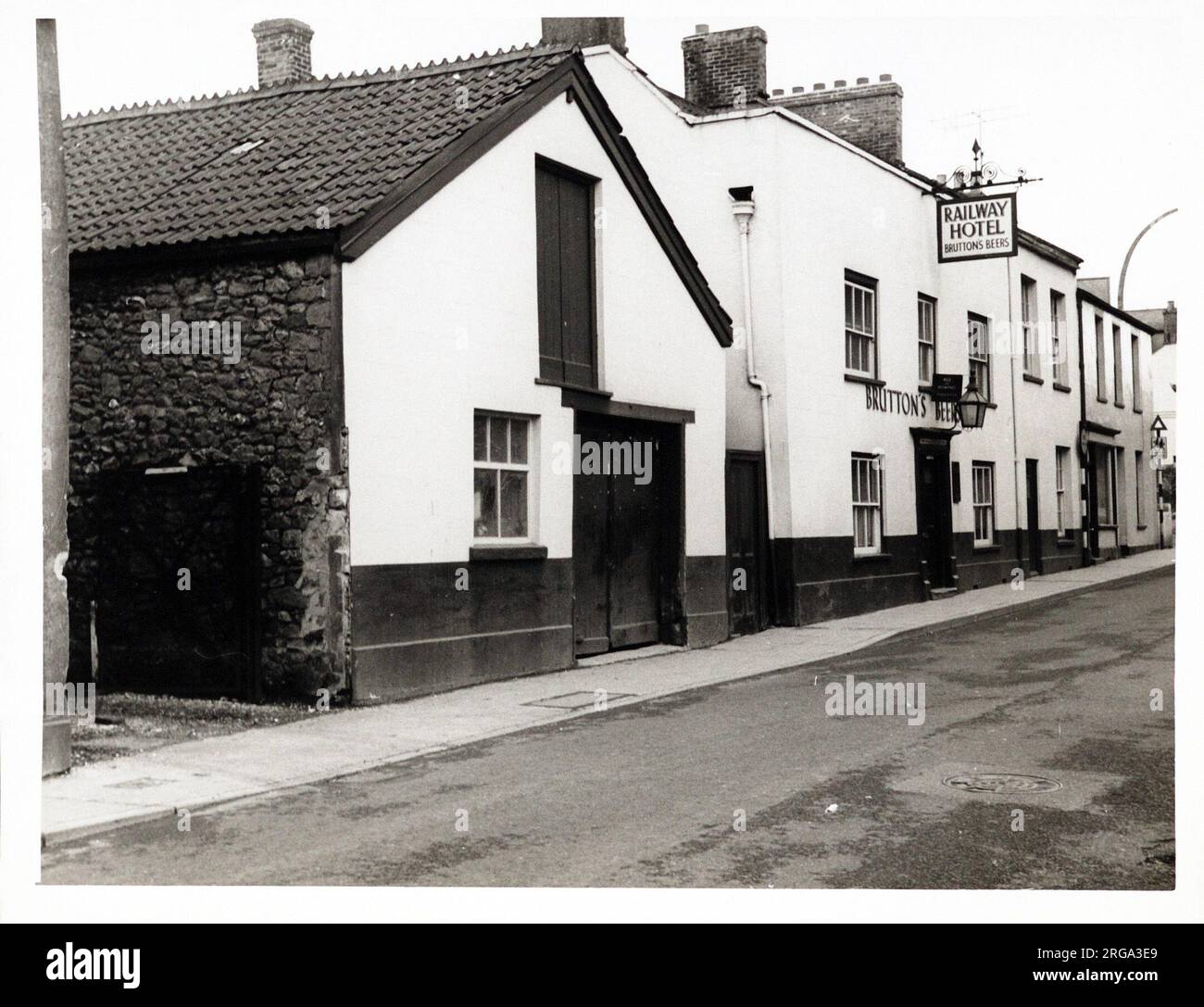 Photograph of Railway Hotel, Chard, Somerset. The main side of the ...