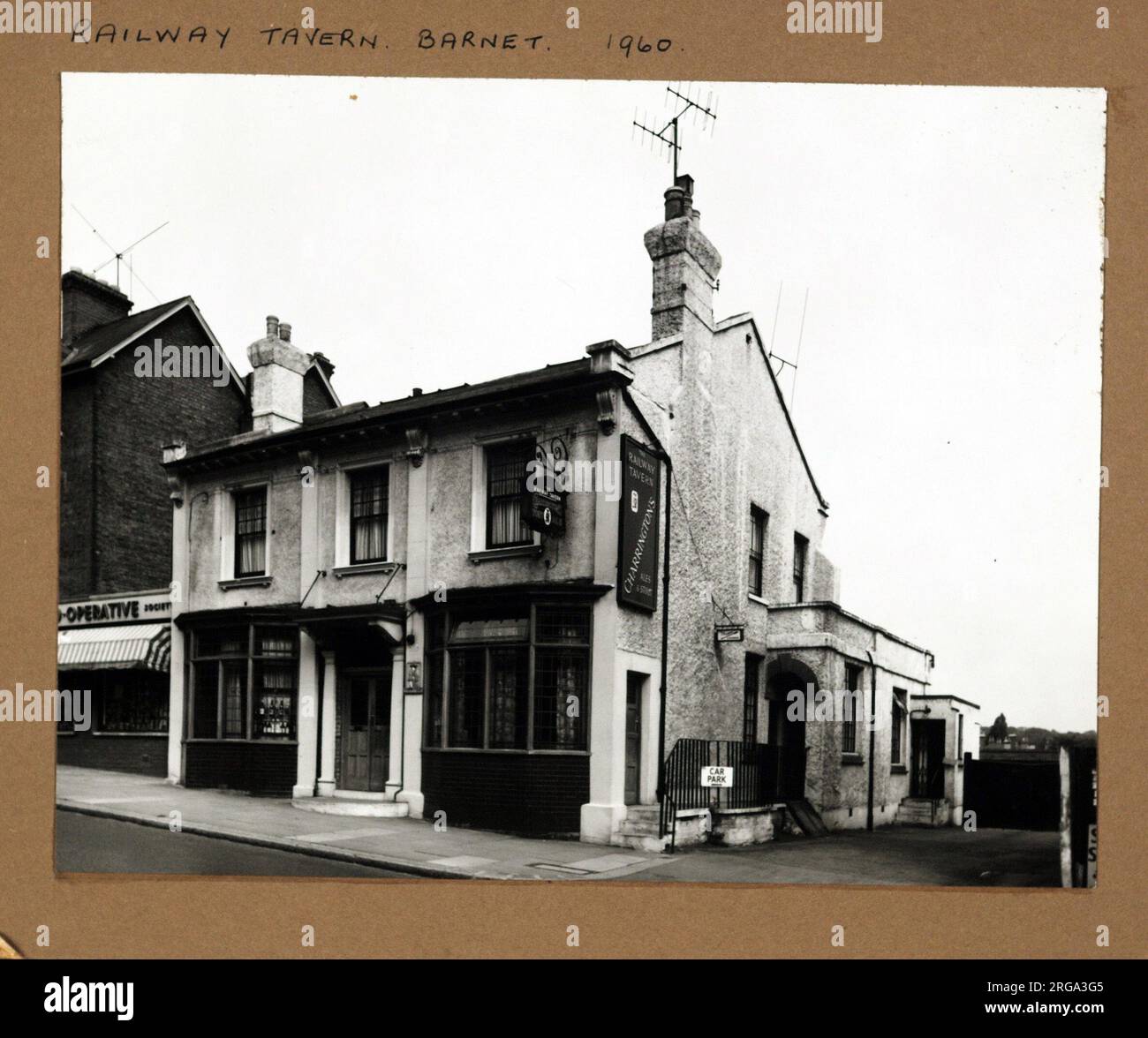 Photograph of Railway Tavern , New Barnet, Greater London. The main ...