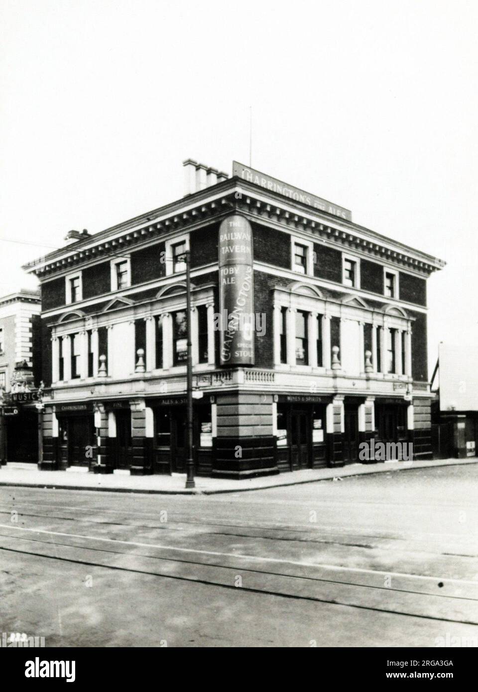 Photograph of Railway Tavern , New Cross, London. The main side of the ...