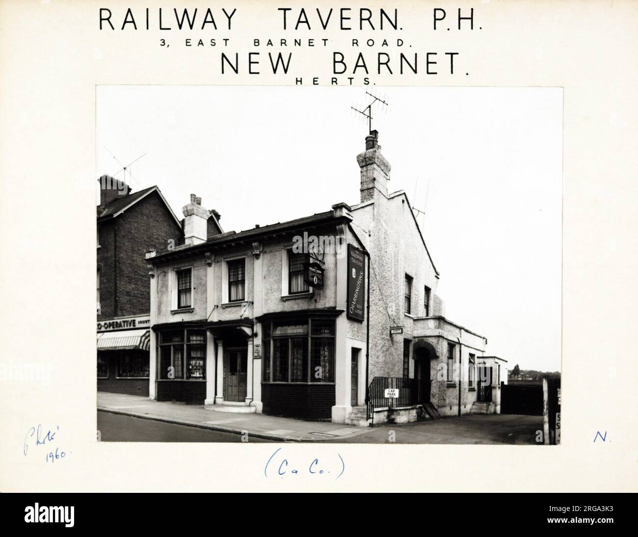 Photograph of Railway Tavern , New Barnet, Greater London. The main ...