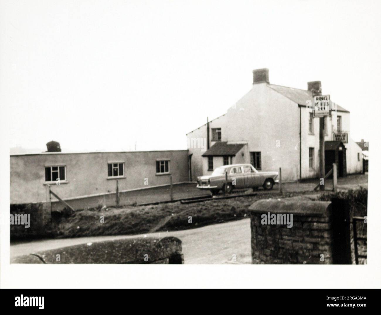 Photograph of Ring Of Bells Inn, Ashcott, Somerset. The main side of ...