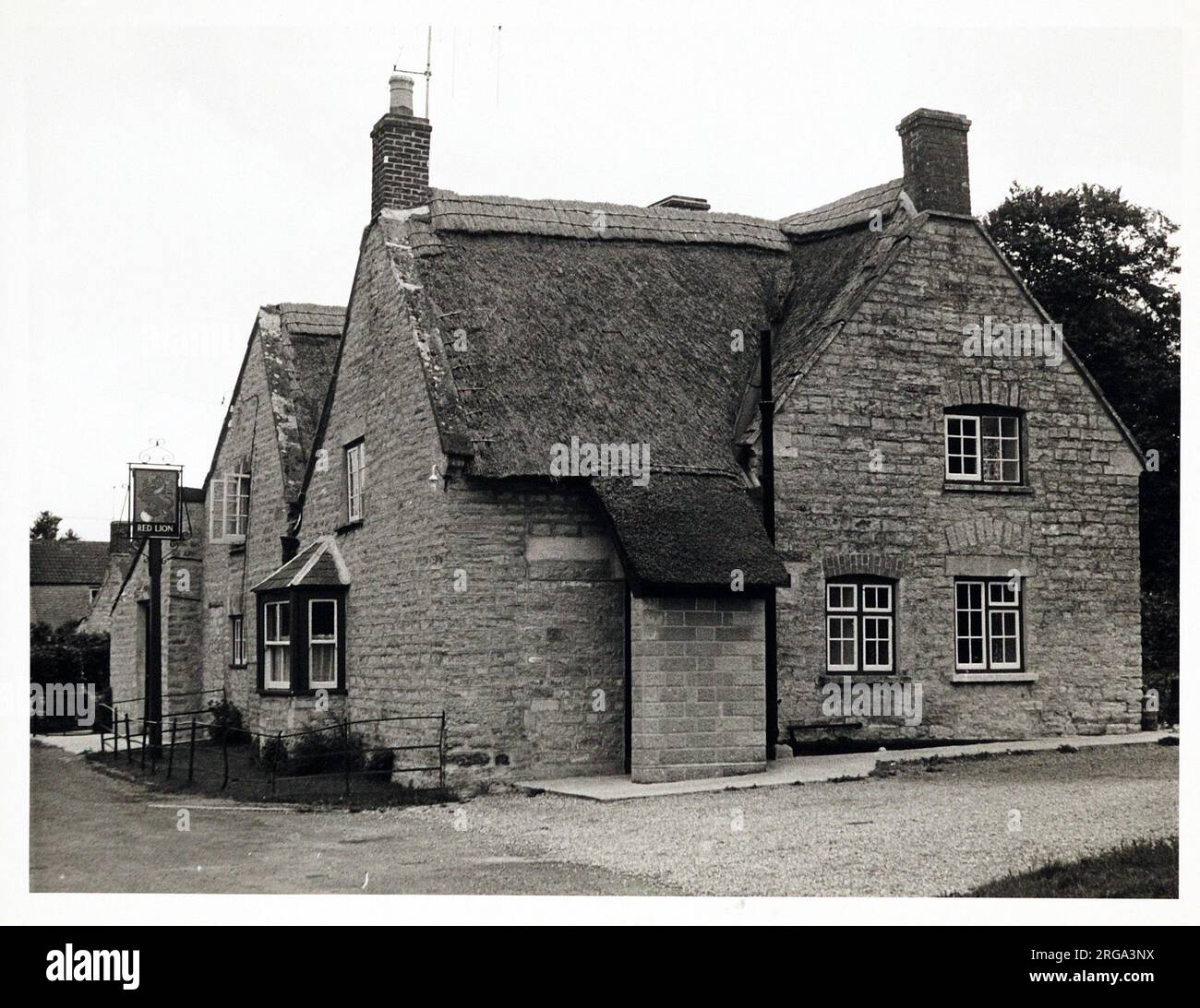 Photograph of The Red Lion Inn, Babcary, near Somerton, Somerset. The ...