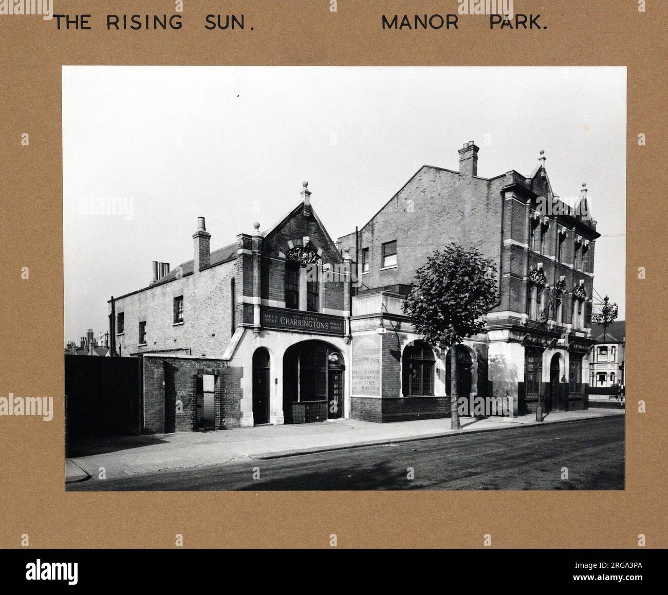 Photograph of Rising Sun PH, Manor Park, London. The main side of the ...