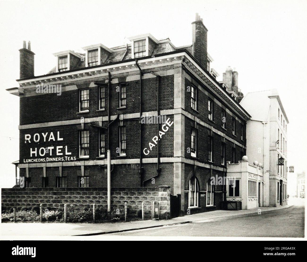 Photograph of Royal Hotel, Deal, Kent. The main side of the print ...