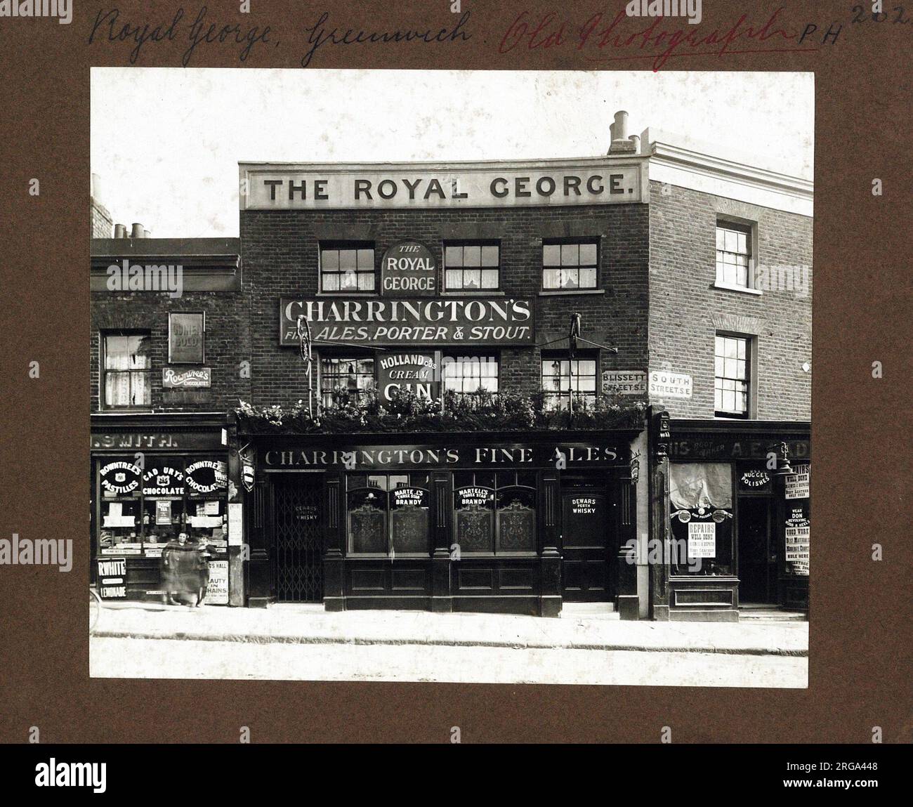 Photograph of Royal George PH, Greenwich, London. The main side of the ...