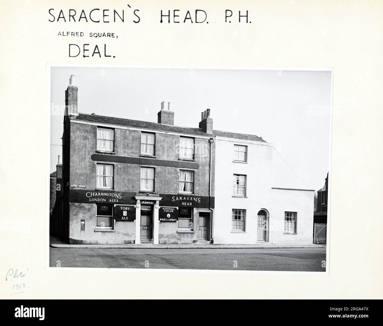 Photograph of Saracens Head PH, Deal, Kent. The main side of the print ...