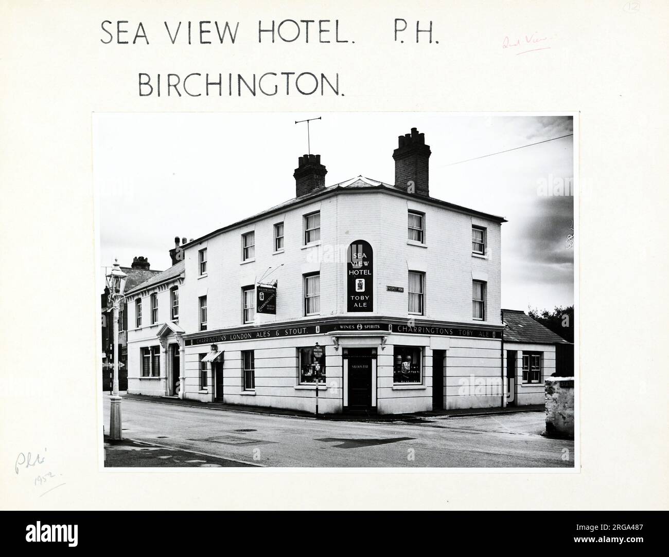 Photograph of Sea View Hotel, Birchington, Kent. The main side of the ...