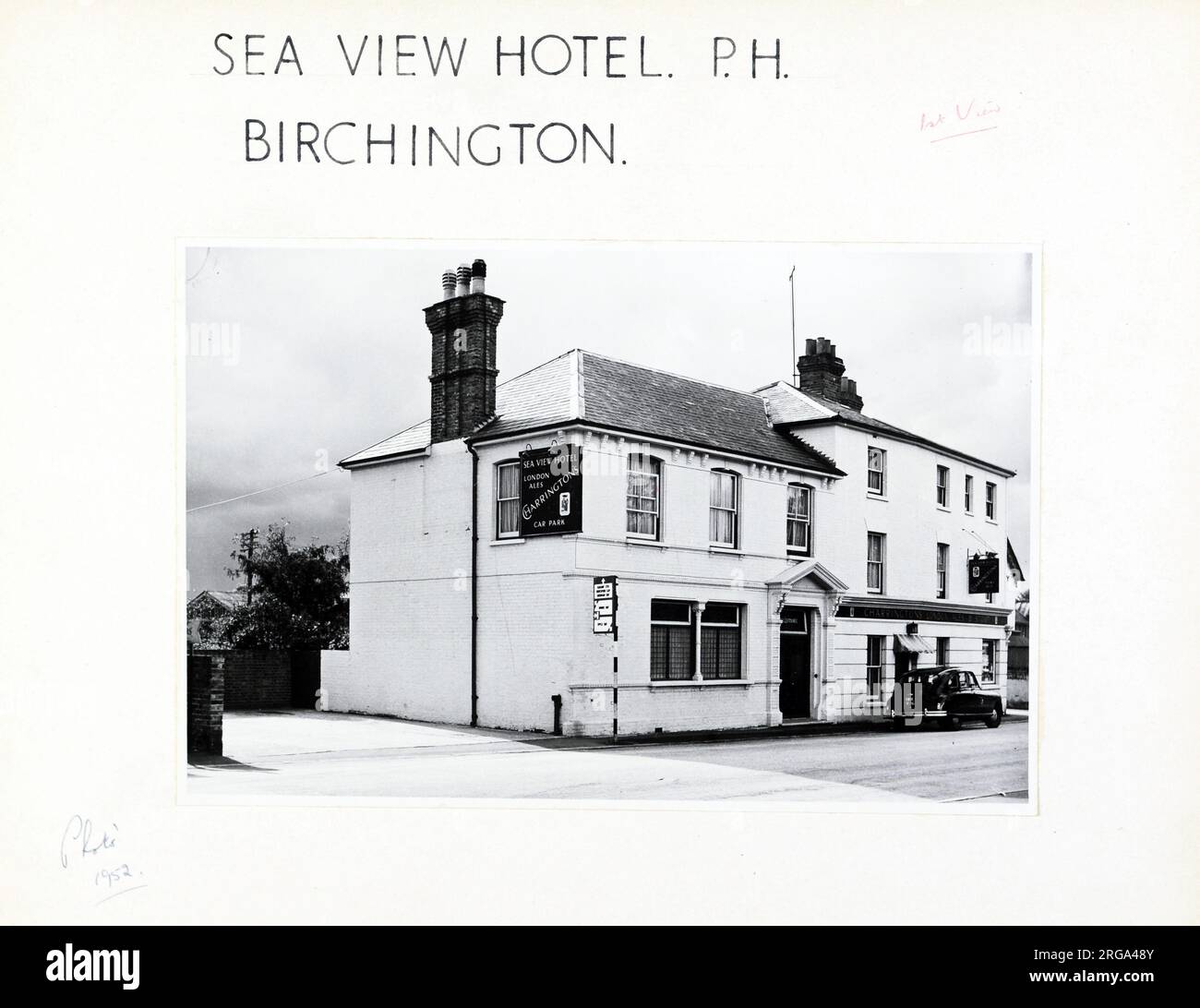 Photograph of Sea View Hotel, Birchington, Kent. The main side of the ...