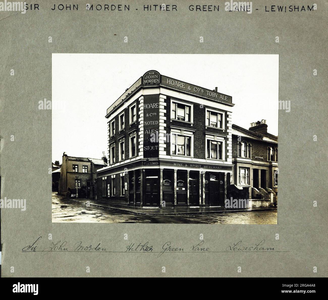 Photograph of Sir John Morden PH, Lewisham, London. The main side of ...