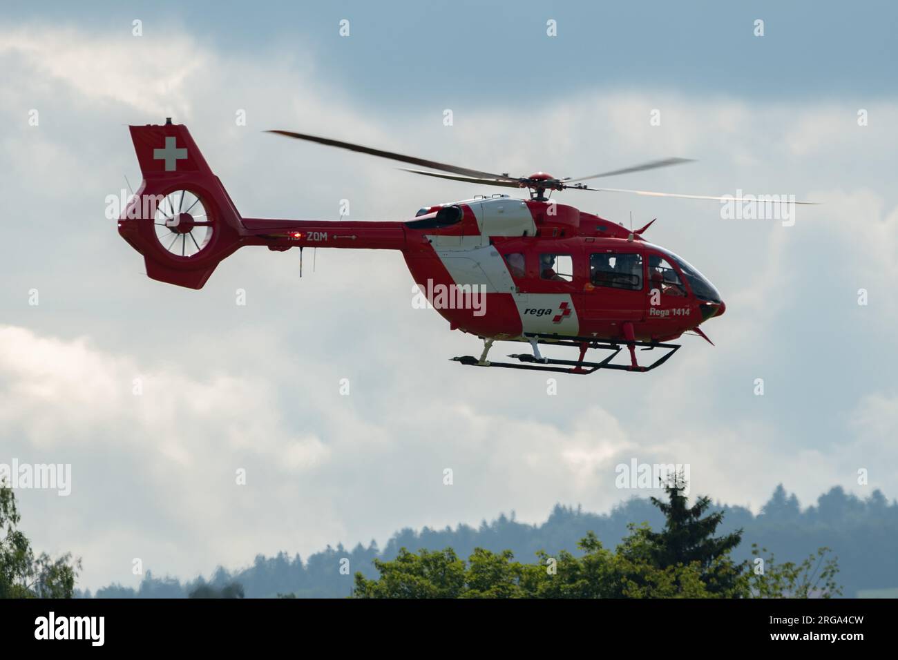Swiss air rescue rega helicopter hi-res stock photography and images ...
