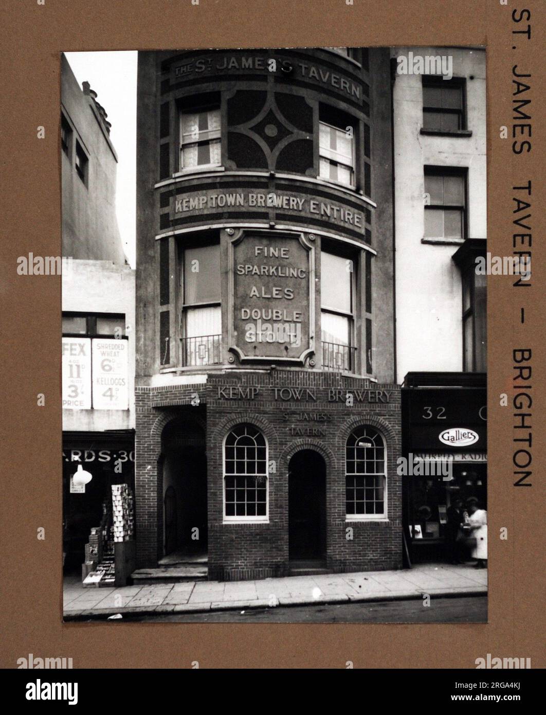 Photograph of St James Tavern , Brighton, Sussex. The main side of the ...